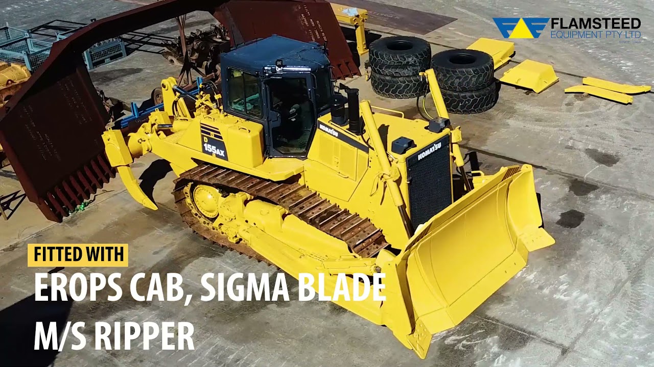 2008 KOMATSU D155AX-6 STD TRACKED-DOZER - YouTube