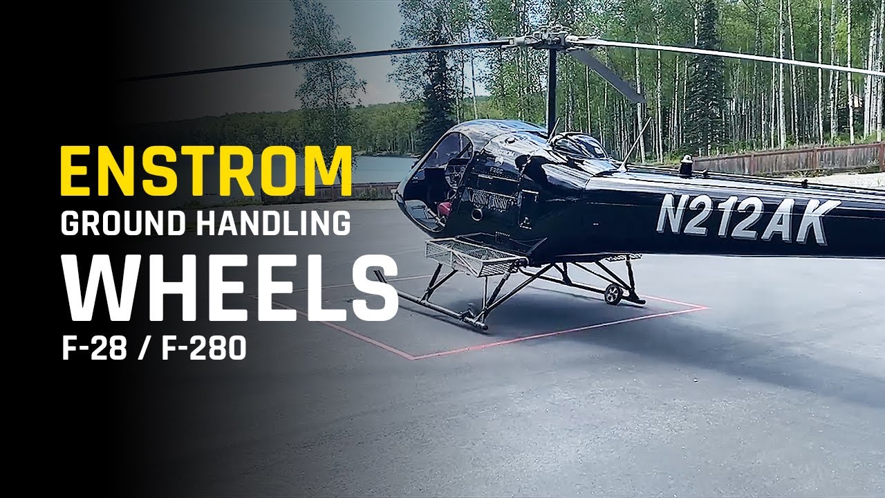 Enstrom F-28 / F-280 Ground Handling Wheels (EZ ROLL) - YouTube