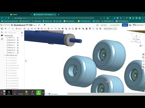 Skate Board OnShape PT: 3 - YouTube