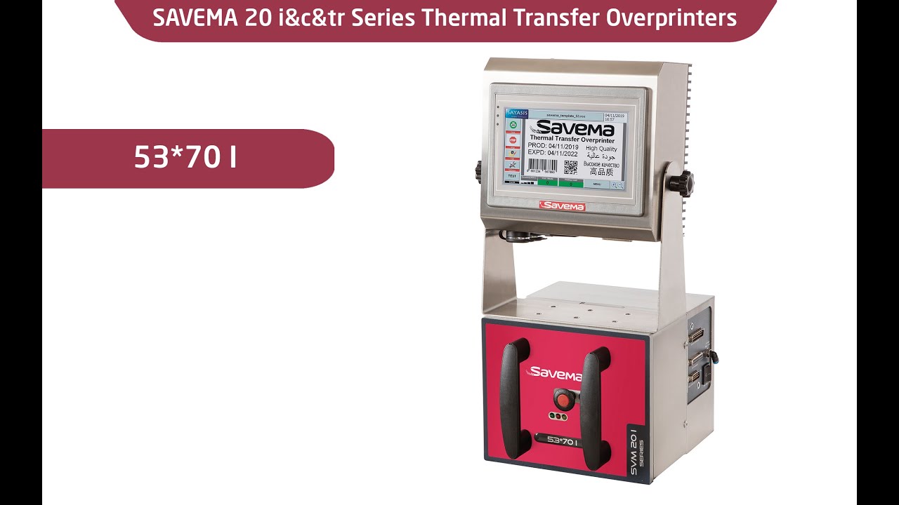 SAVEMA TTO Printers Bangladesh | Thermal Transfer Overprinter (32mm ...