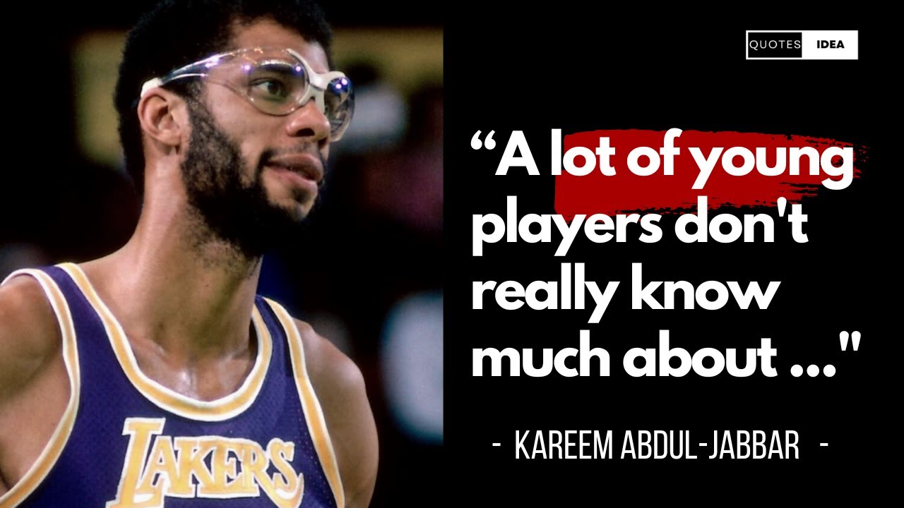 Best Kareem Abdul Jabbar Quotes That Will Motivate & Inspire You - YouTube