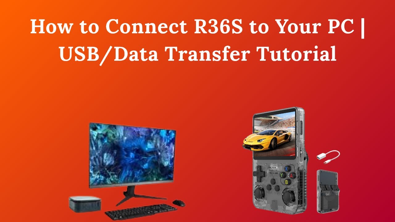 How to Connect R36S to Your PC | USB/Data Transfer Tutorial - YouTube