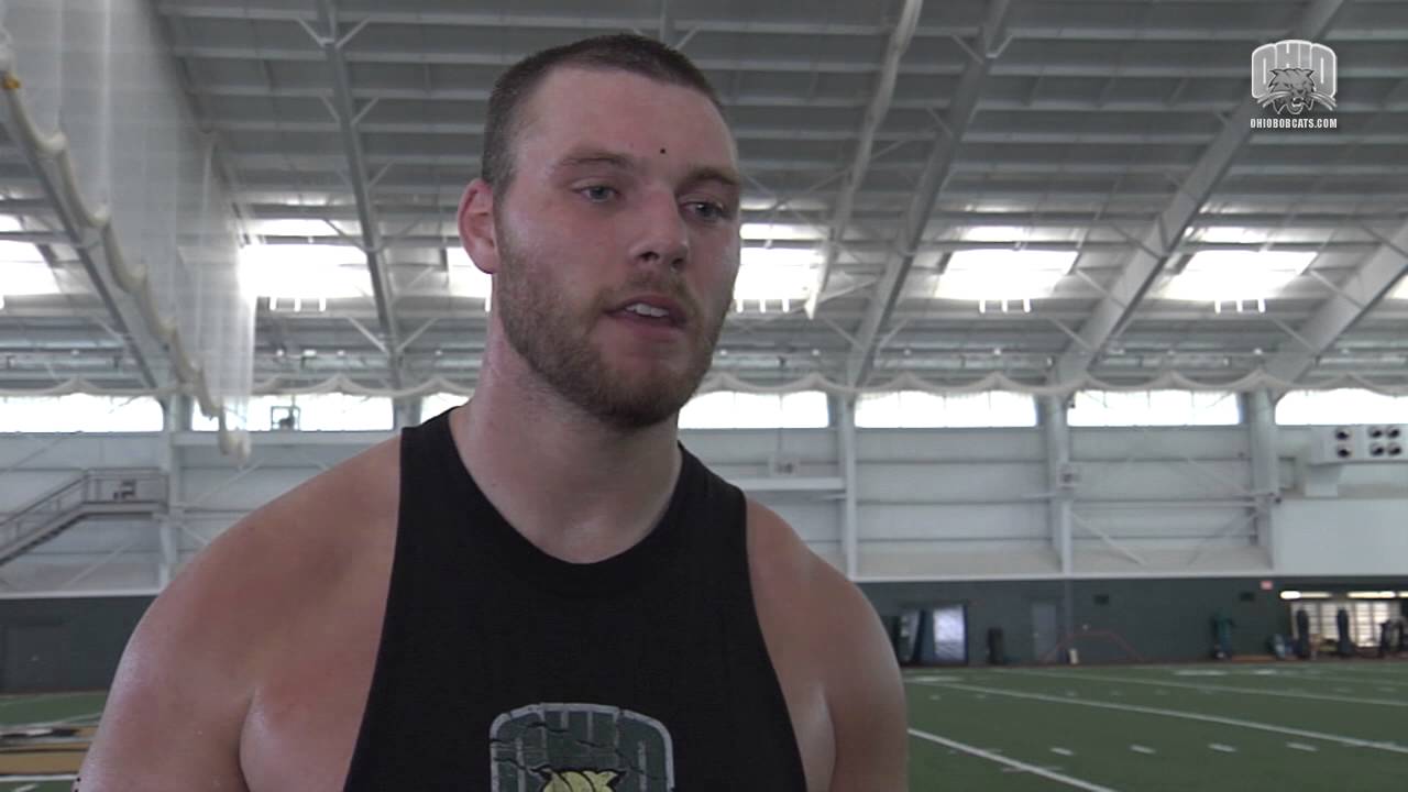 Ohio Football 2016: Troy Mangen After Practice 8/6 - YouTube
