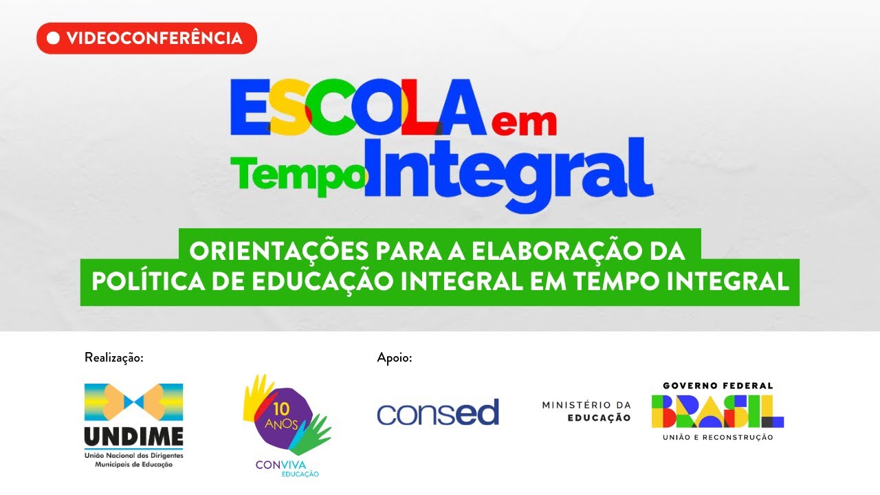 Videoconferência: Orientações para a Elaboração da Política de Educação ...