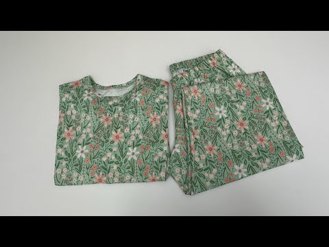Pijama Nasıl Dikilir   #Video1  / Gecelik Dikimi Nasıl Yapılır