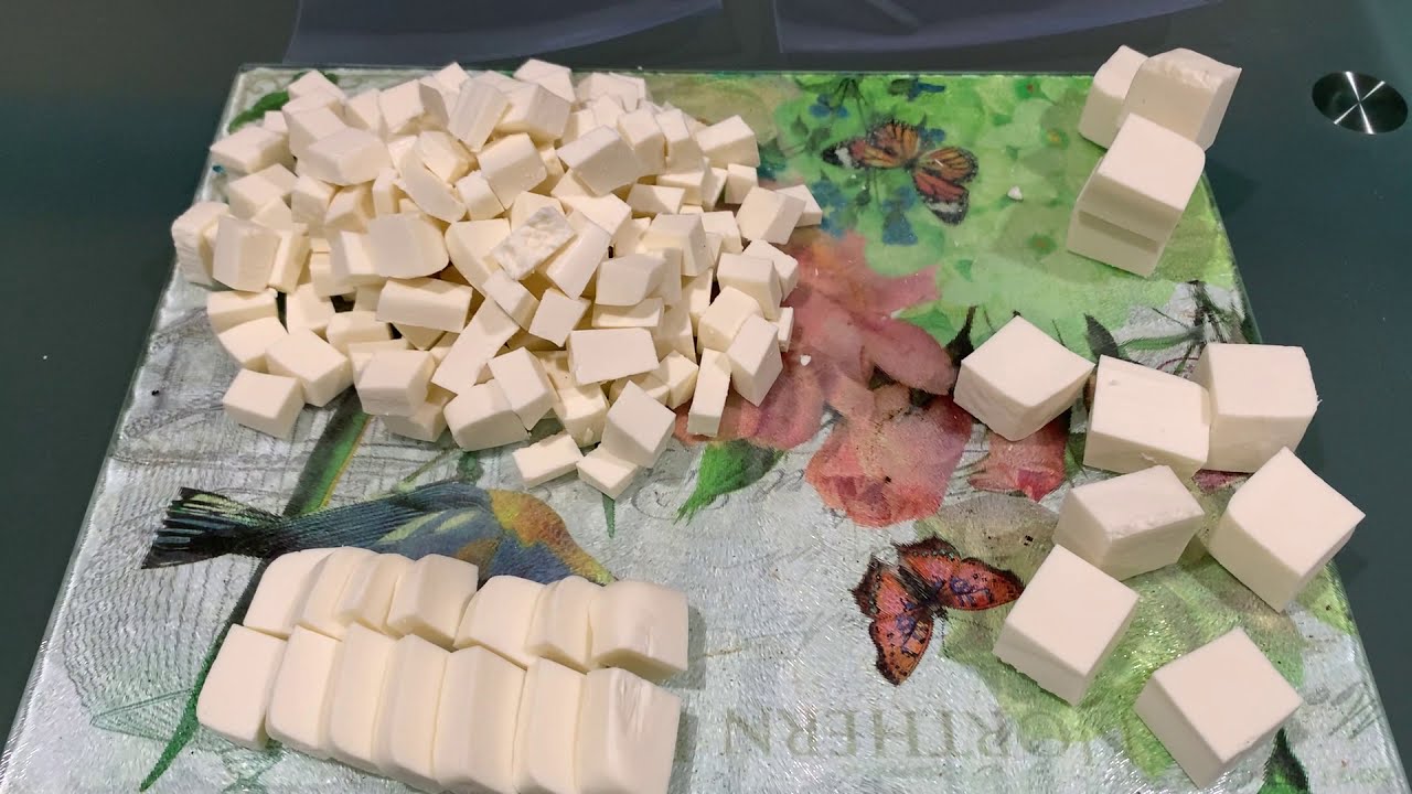 How to Cut Paneer and Freeze it - YouTube