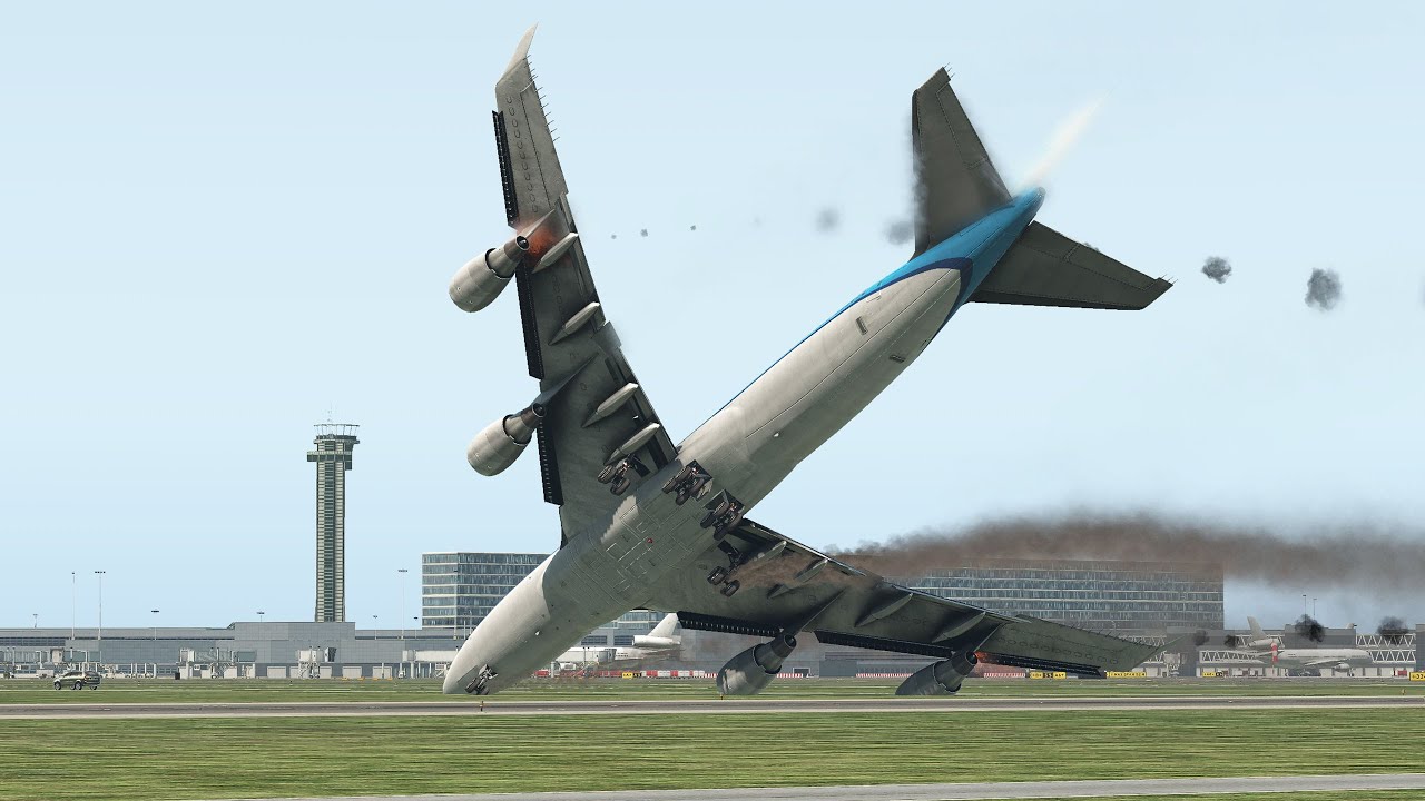 Pilot Loses Control of Boeing 747 When Emergency Landing| XP11 - YouTube
