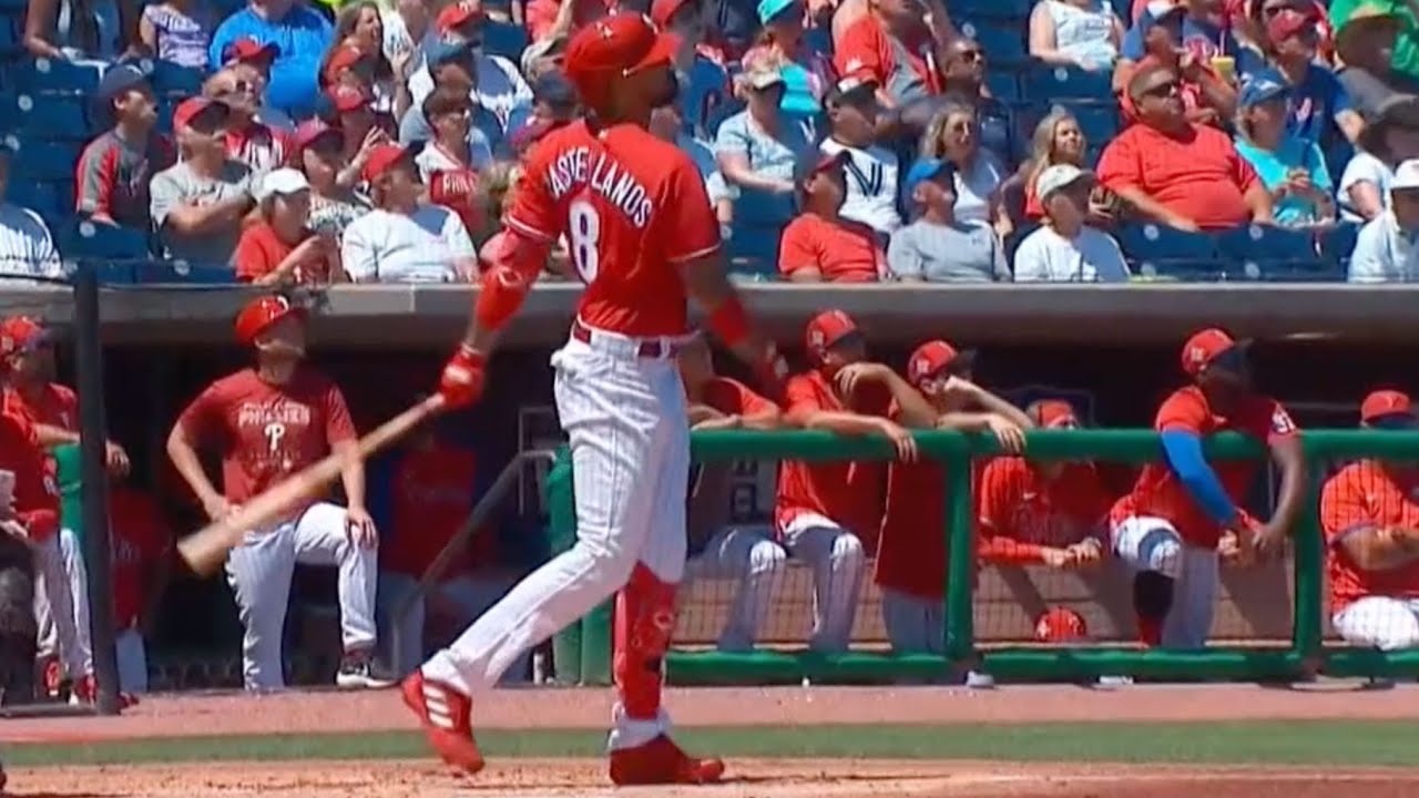 Nick Castellanos hits it a LONG WAY! His first home run as a Phillie ...