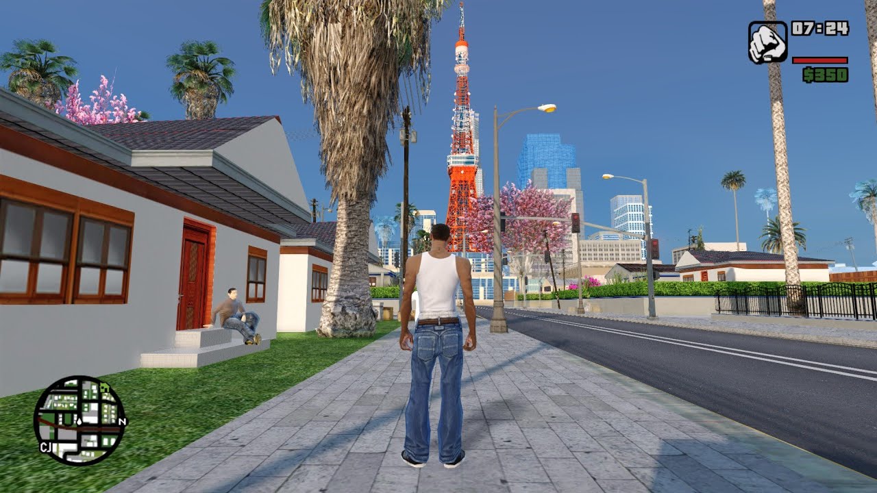 GTA San Andreas - Project Japan Retextured | GTA San Andreas Directx 4. ...