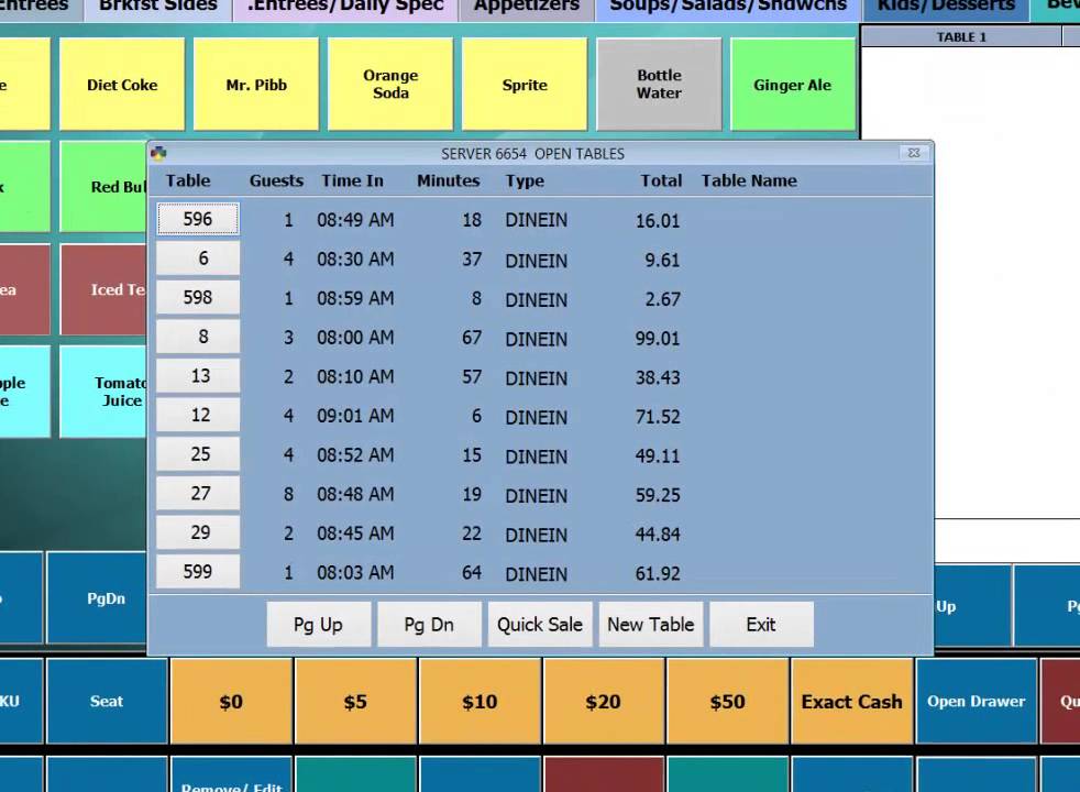 BPA Restaurant Professional POS Demo - Table Management - YouTube