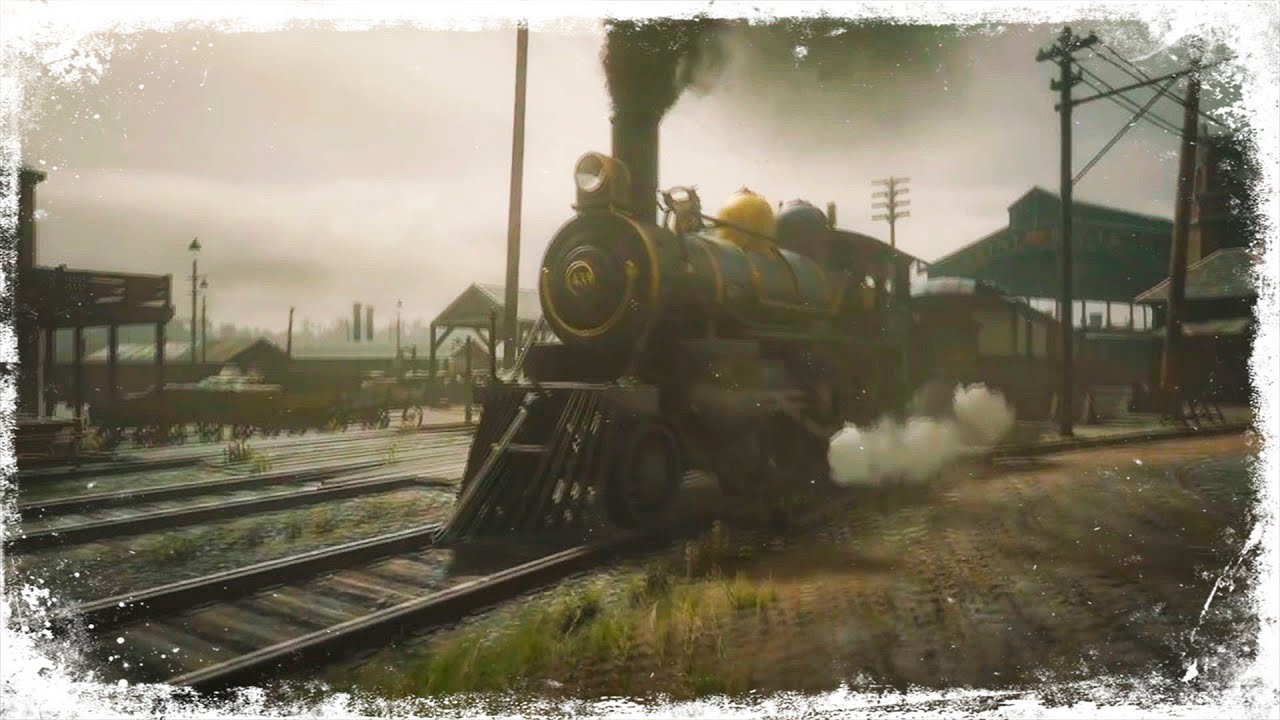 Red Dead Redemption 2 - Unique train mechanics - YouTube