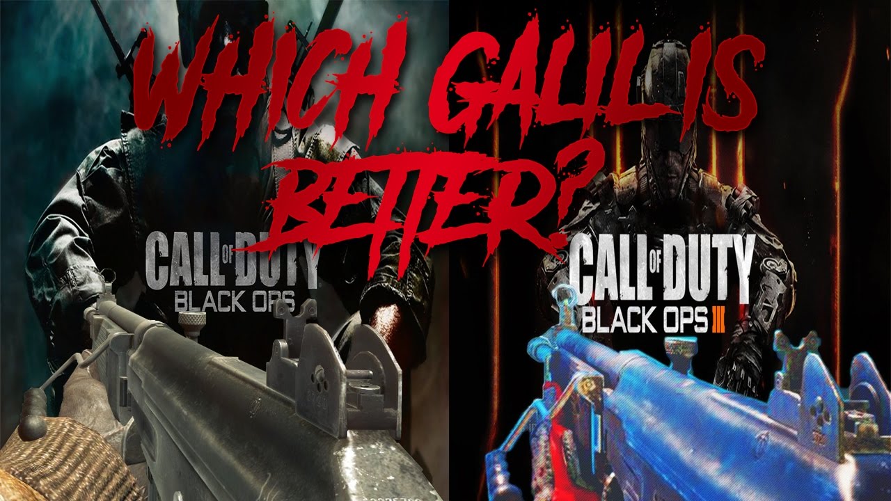 GALIL BO1 TO BO3 COMPARISON (BLACK OPS 1 TO BLACK OPS 3 COMPARISON ...