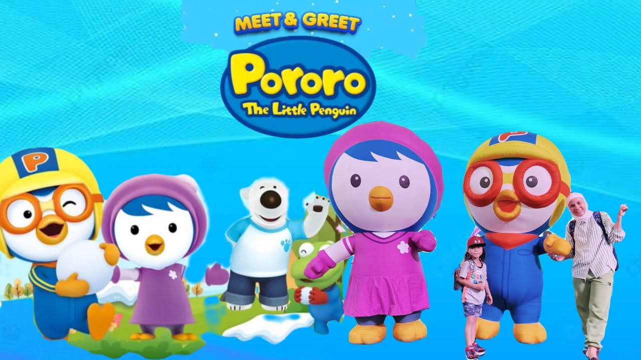 LANGIT MEET & GREET PORORO THE LITTLE PENGUIN DI PALEMBANG INDAH MALL ...