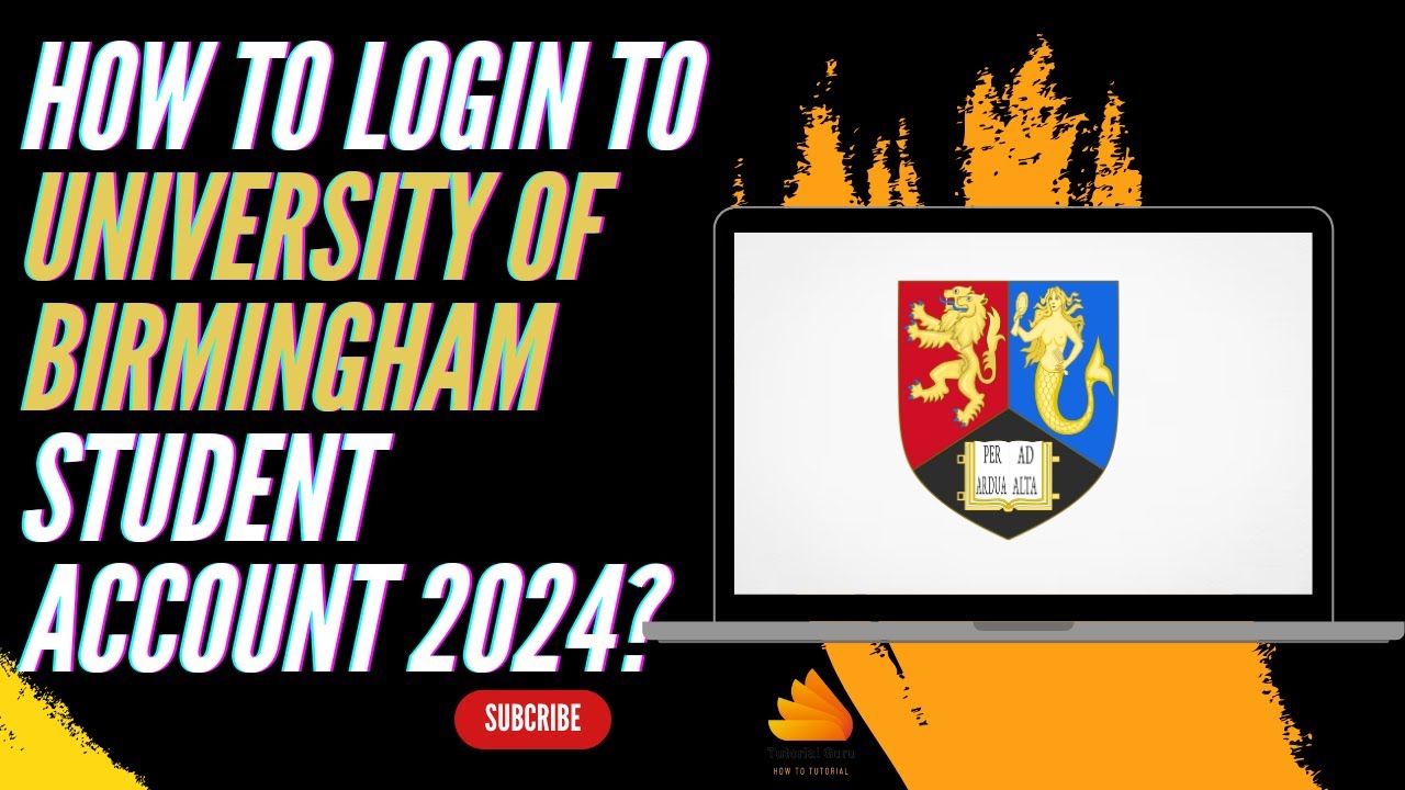 How to Login to University of Birmingham Student Account 2024? - YouTube