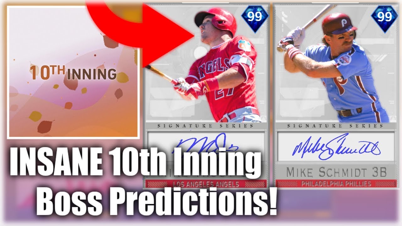 INSANE 10th Inning Program Boss Predictions! Best Signatures Yet!? MLB ...