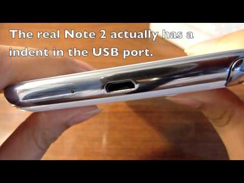 Real or Fake Samsung Galaxy Note II (2)