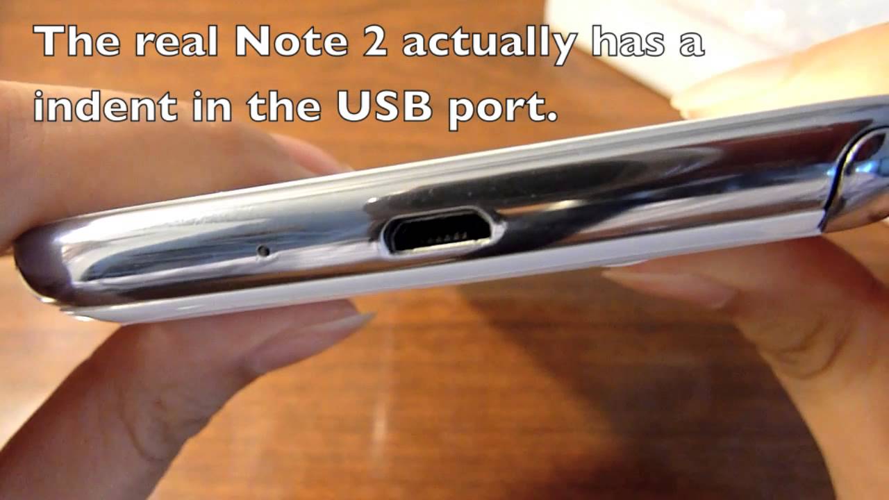 Real or Fake Samsung Galaxy Note II (2) - YouTube