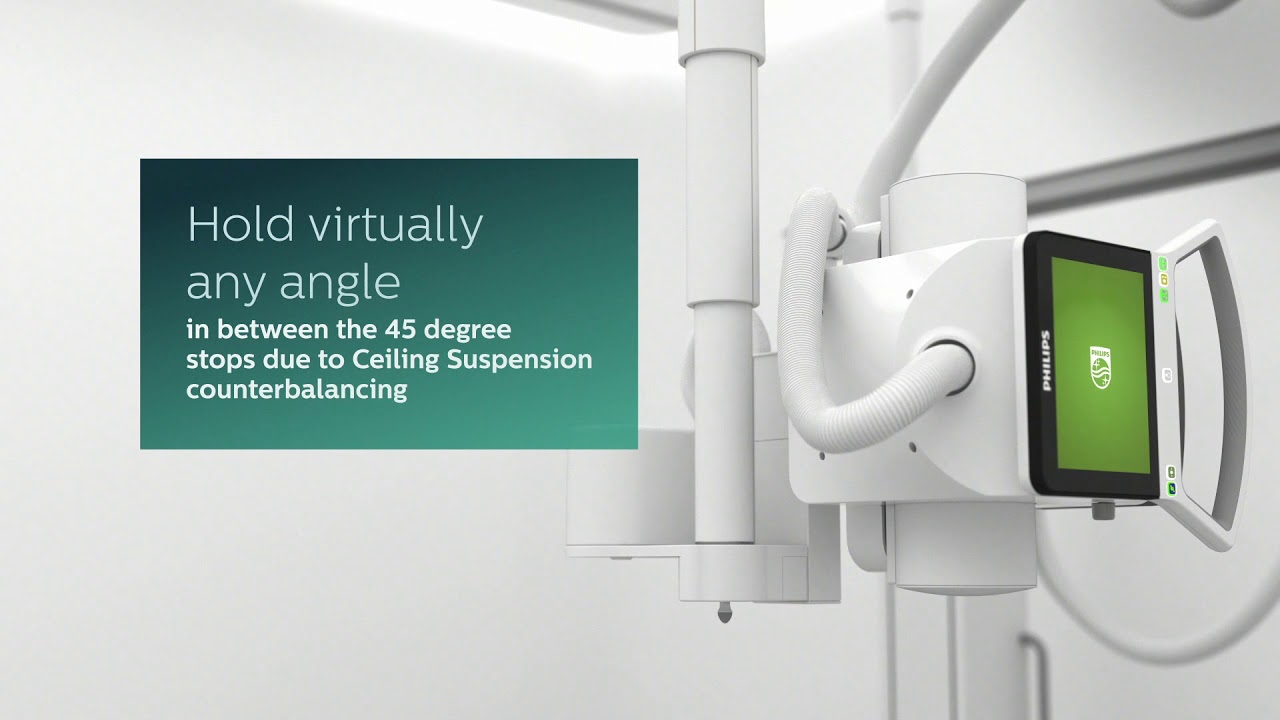 DigitalDiagnost C90 Ceiling Suspension rotations - YouTube