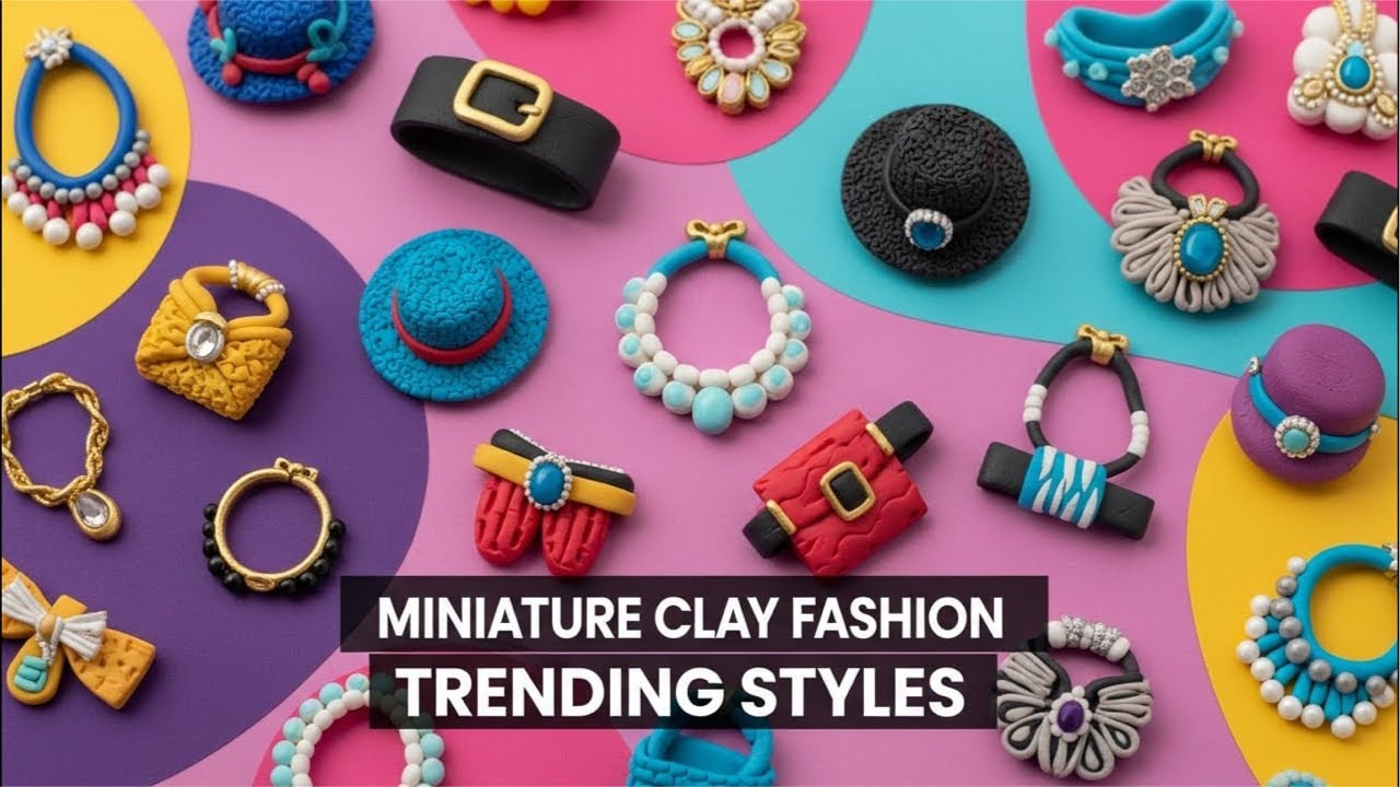 Tiny Clay Fashion! 💍 TOP Trending Accessories for 2025 - YouTube
