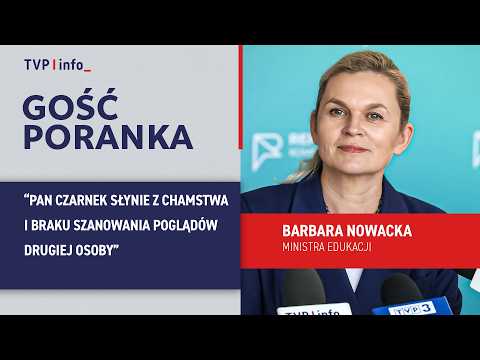 Nowacka: pan Czarnek słynie z chamstwa i braku szanowania poglądów drugiej osoby | GOŚĆ PORANKA