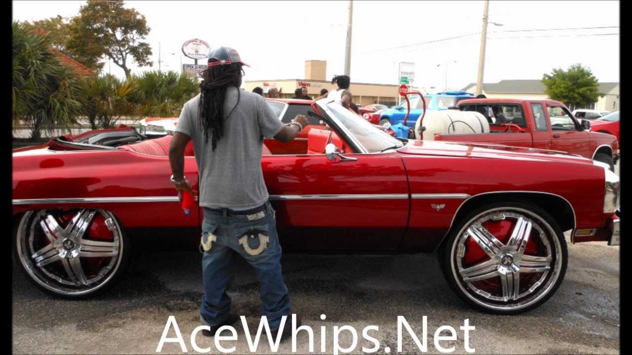 AceWhips.NET- Red Chevy Vert on 28" DUB Delusion Floaters - YouTube