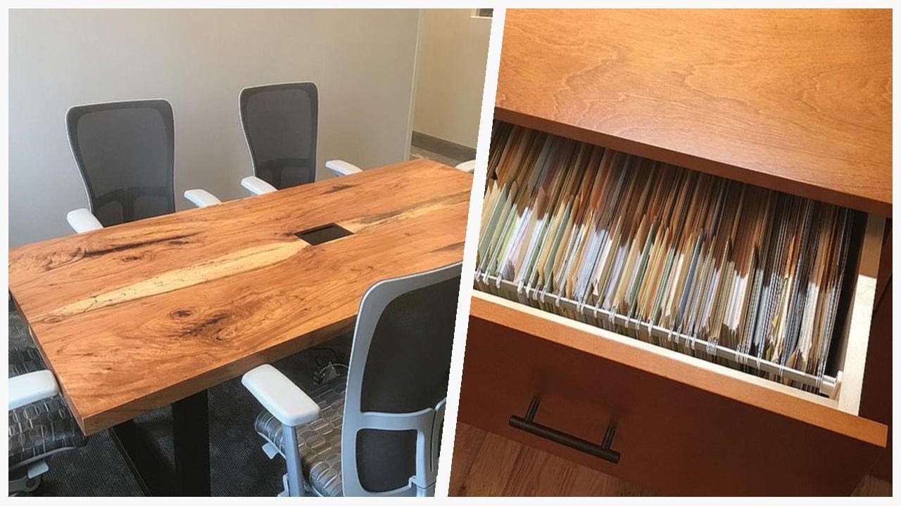 75 Luxury Orange Home Office Design Ideas You'll Love ♡ - YouTube