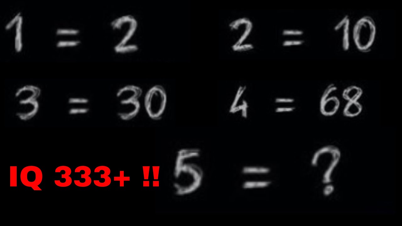 NICE AND QUICK MATH PUZZLE! - YouTube