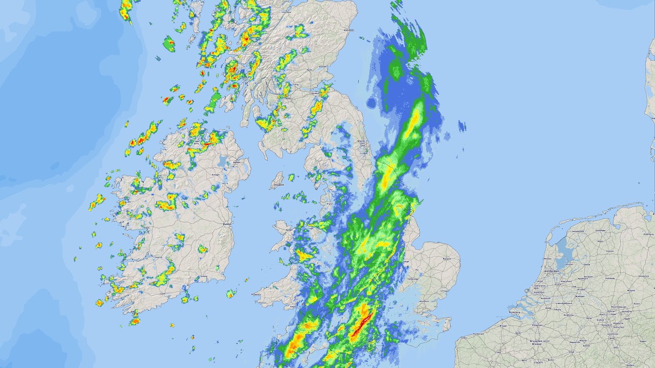 UK Rain Radar - 2020/02/20 - YouTube