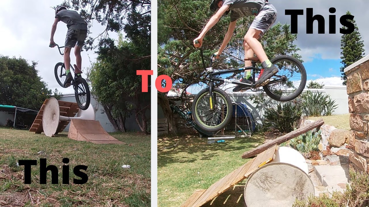 Riding crazy homemade ramps! - YouTube