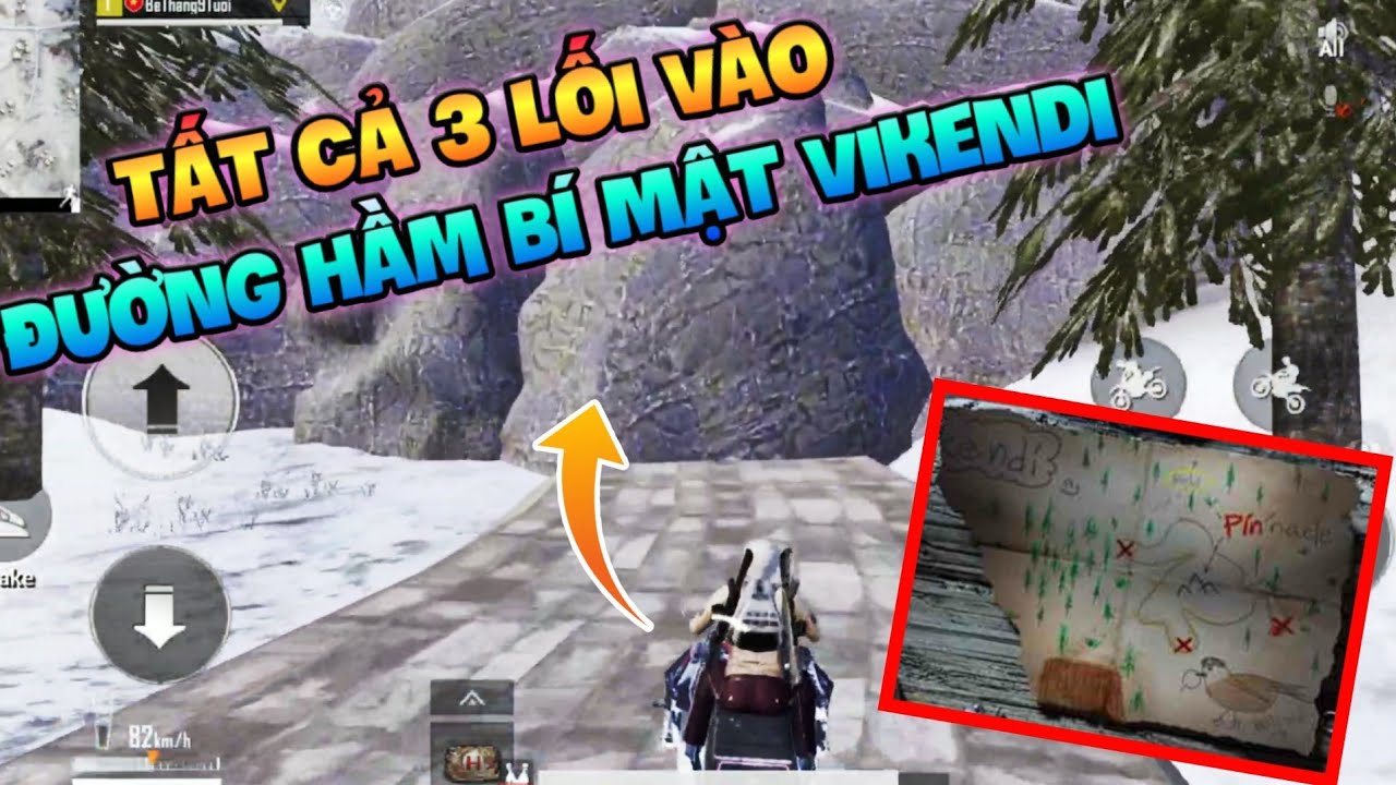 PUBG Mobile : Tất Cả 3 Lối Vào Đường Hầm Bí Mật Map Tuyết Vikendi Trong ...