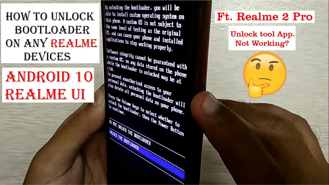 How to Unlock Bootloader on any Realme Device without In-depth test ...