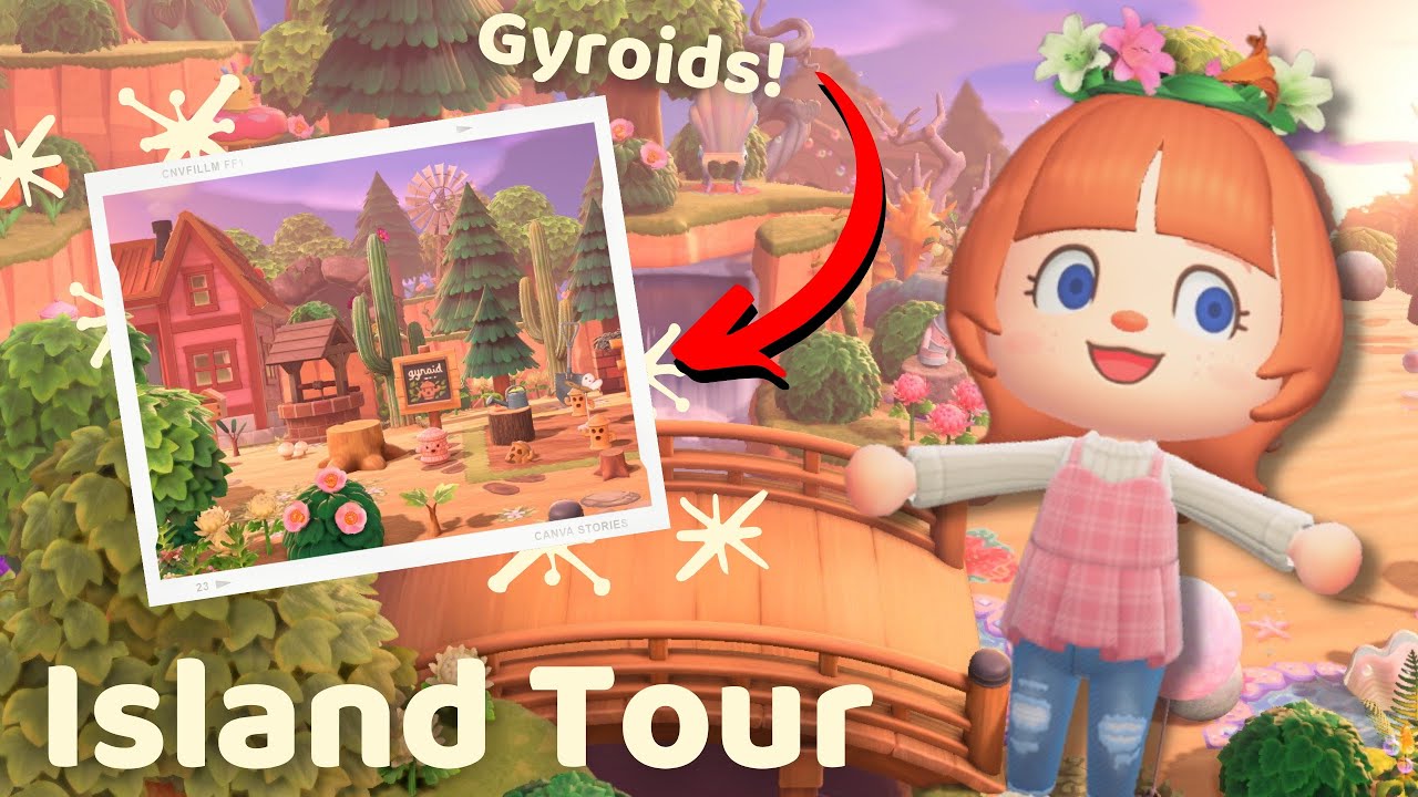 An Island Paradise for Gyroids // Animal Crossing Island Tour - YouTube