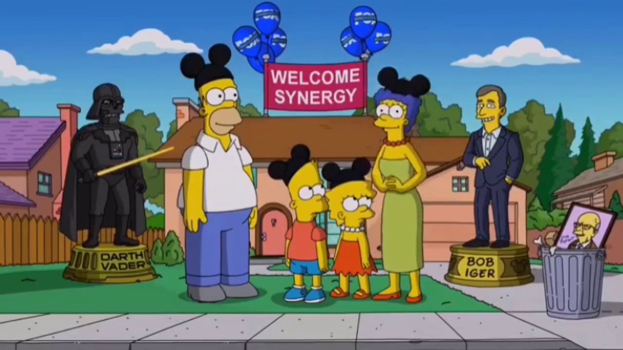 The Simpsons Say Hello To Disney - YouTube