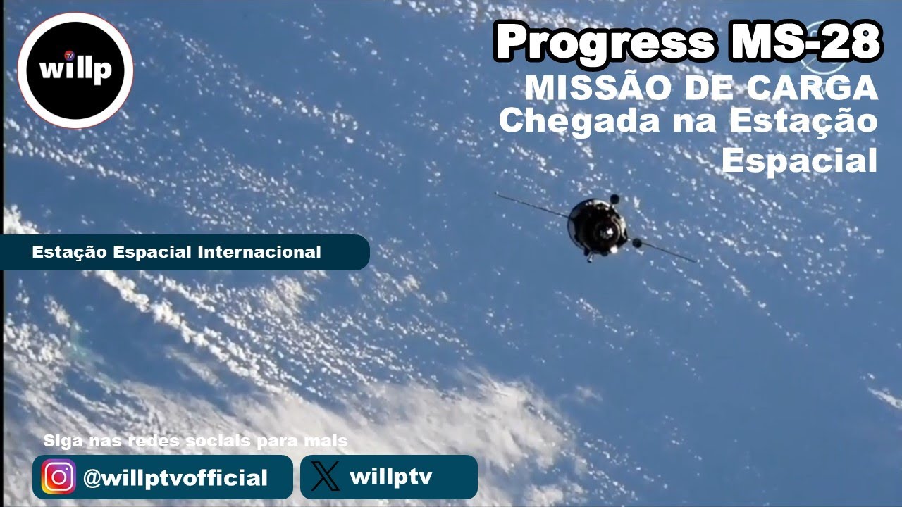 Progress MS-28: Watch the full approach and docking in ISS (08/17/2024) - YouTube