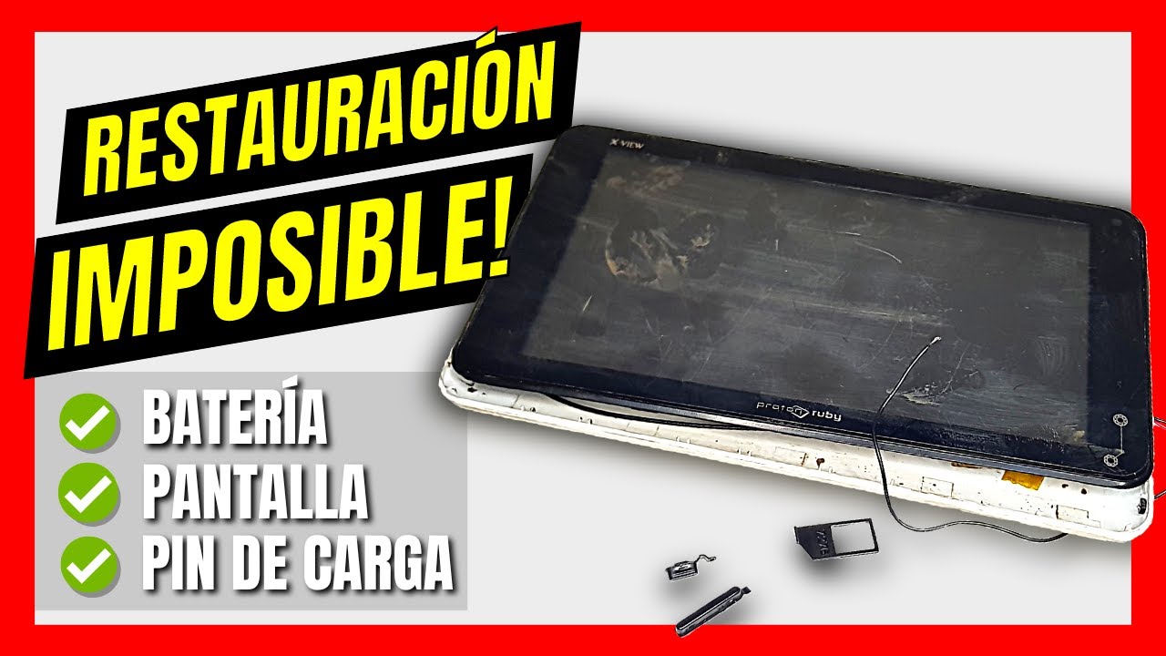 📱🛠Me ENCONTRÉ una TABLET ROTA en la BASURA...¿PODRÉ RESTAURARLA? - YouTube