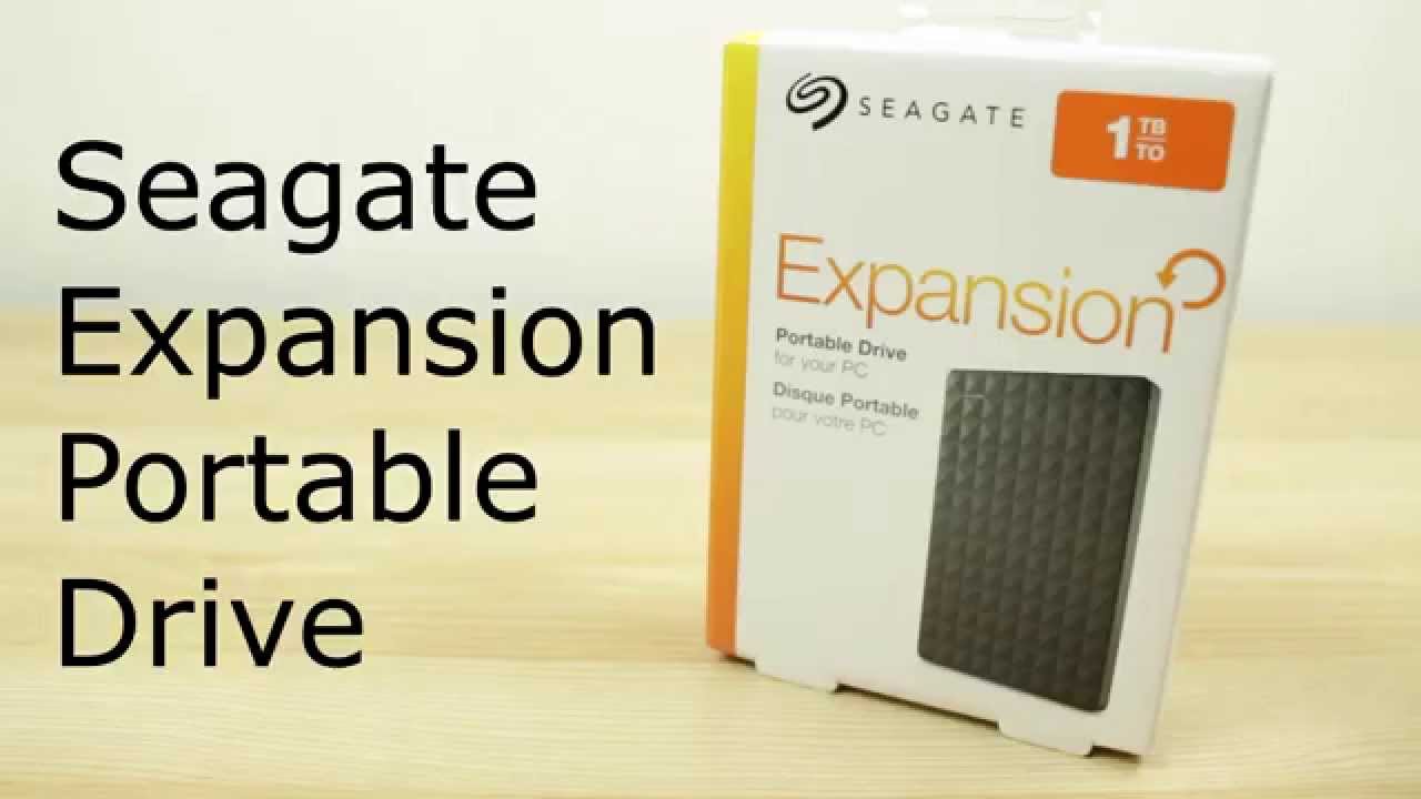 Seagate Expansion Portable HDD - YouTube