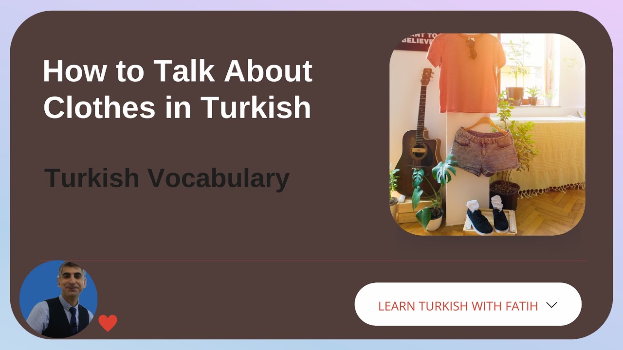 Turkish Words Pronunciation 16 - Learn Turkish Grammar - impara il ...