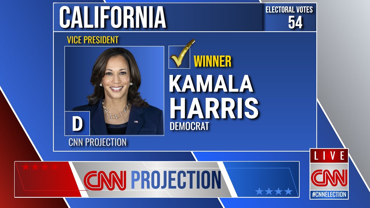 CNN ELECTION NIGHT IN AMERICA 2024! KAMALA HARRIS V. DONALD TRUMP ...