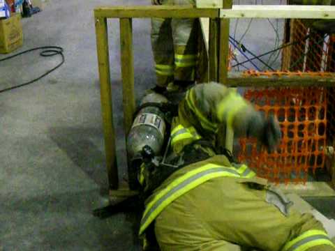 Firefighter Cottrell Wall Breach - YouTube