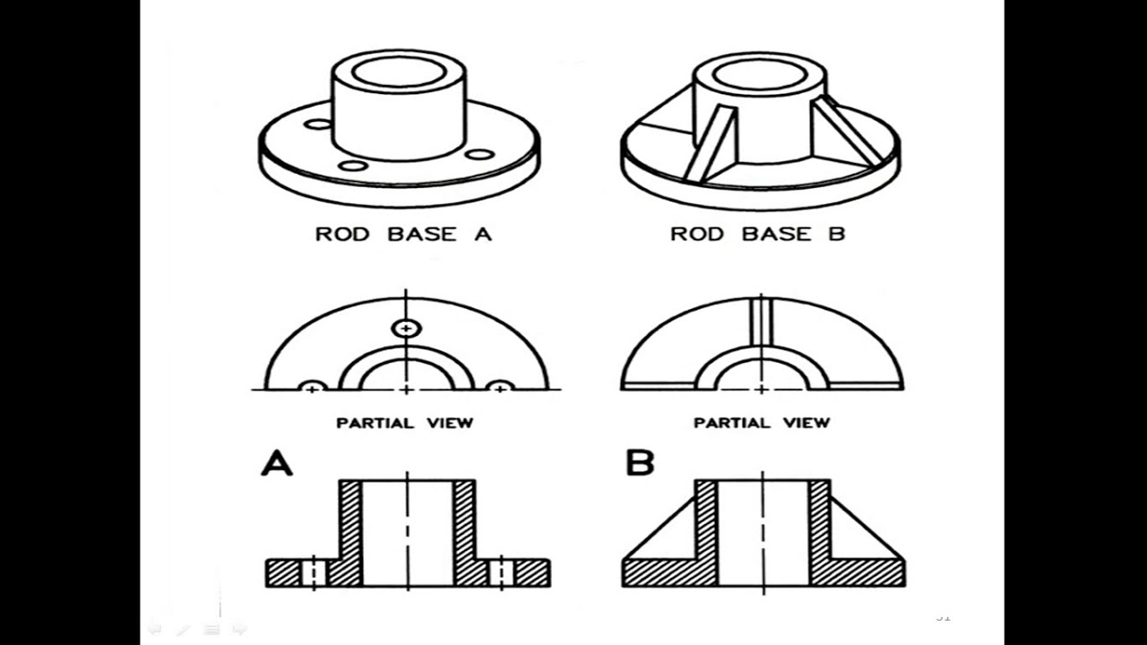 INTRODUCTION TO MACHINE DRAWING 4 - YouTube