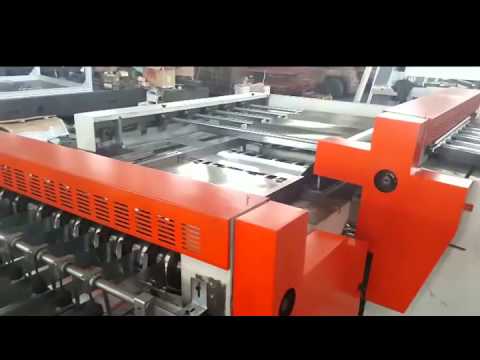 tin can sheet slitting machine - YouTube