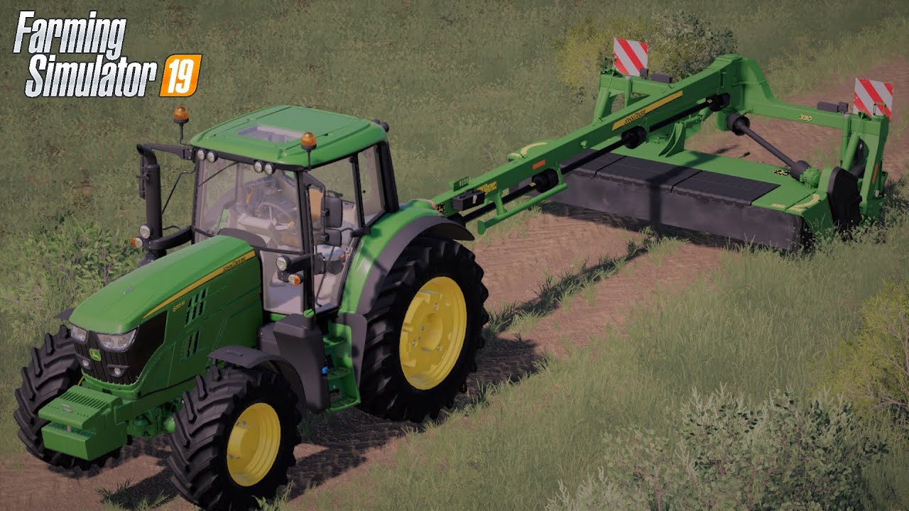 BRAND NEW JOHN DEERE 330 MOCO | MOD REVIEW | FARMING SIMULATOR 2019 ...