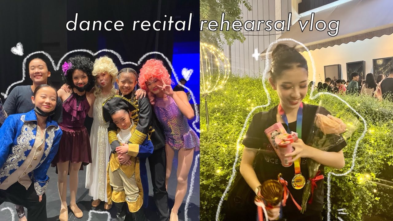 dance recital rehearsal vlog - YouTube