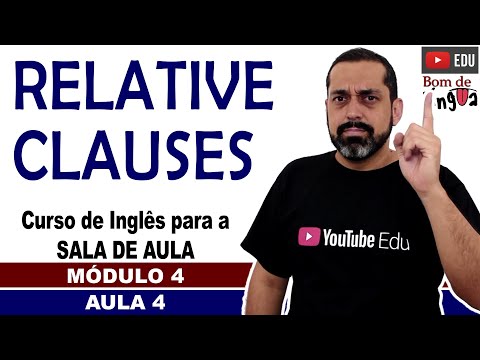 RELATIVE CLAUSES com exercícios (Inglês para sala de aula)