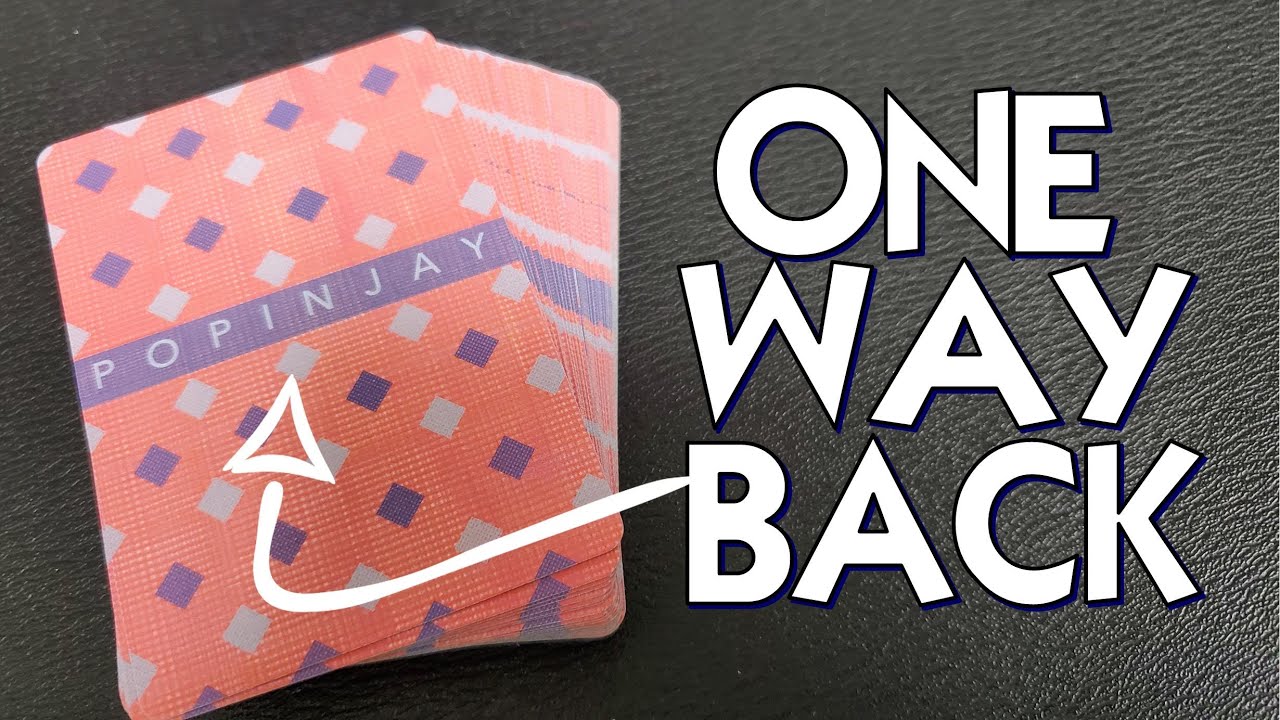 Card Magic Trick: How to use a one way back deck - YouTube