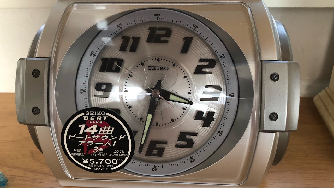 【時計編】SEIKOビートクラブQM726S 電池交換をしました - YouTube