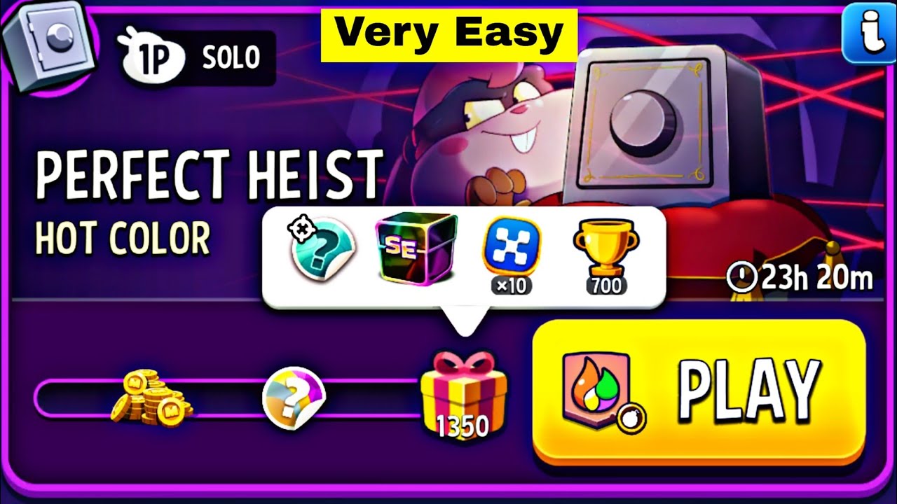 hot color bombs away perfect heist very easy challenge | match masters ...