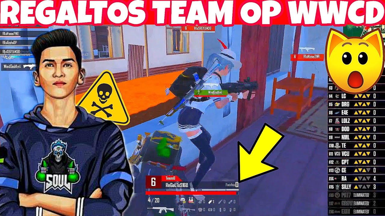 REGALTOS New Team Unbelievable Chicken Dinner 🔥 REGA B2B 1v2 In Scrims ...