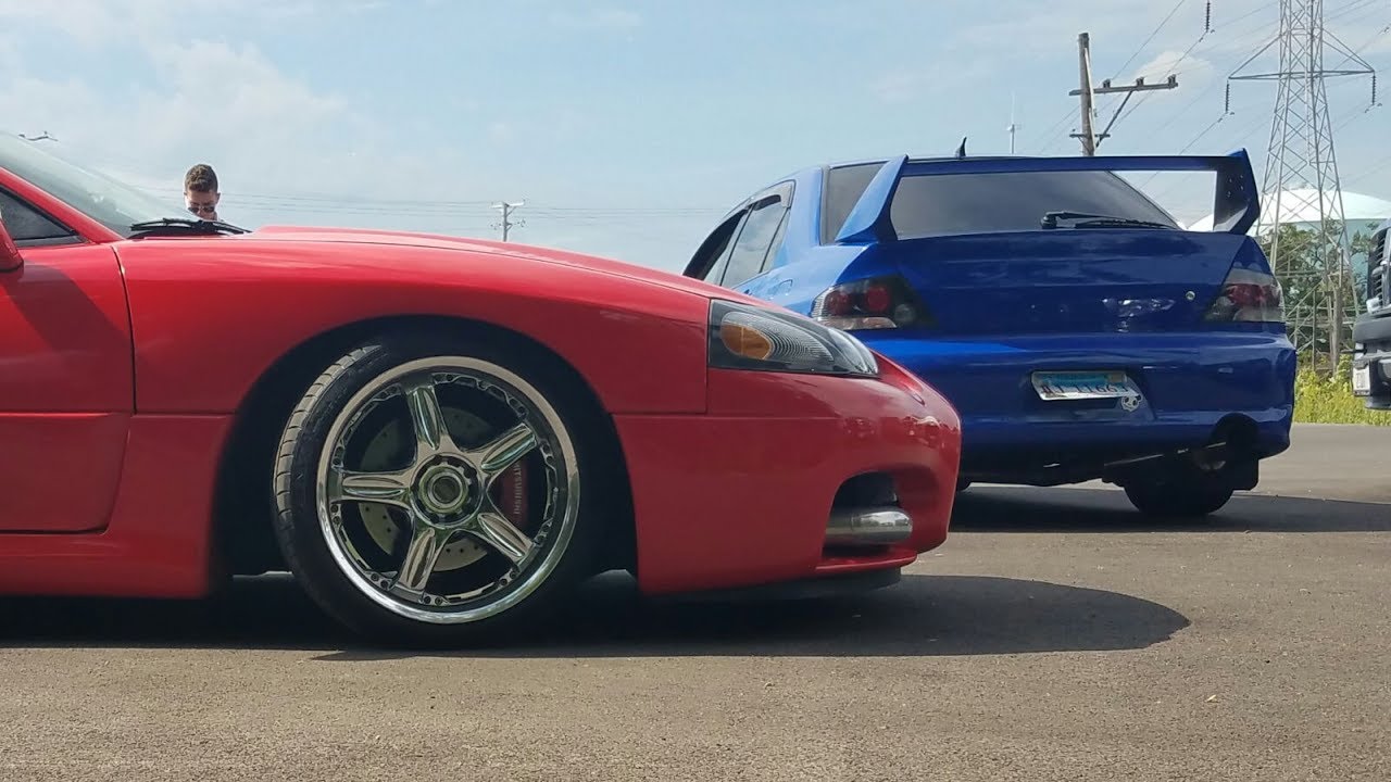 Buschur built EVO vs. 3000GT VR-4 battle royale!! - YouTube