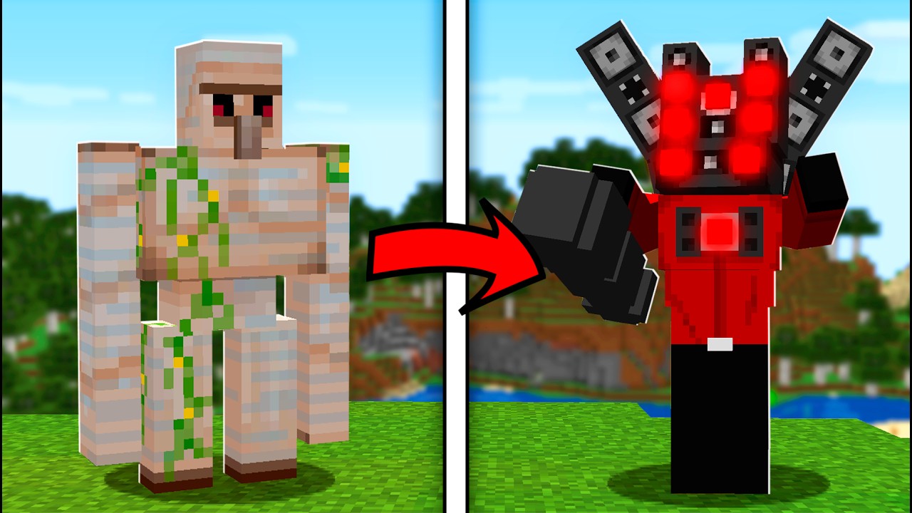 Hice los Mobs de Minecraft en Personajes Animados por 24 Horas! - YouTube
